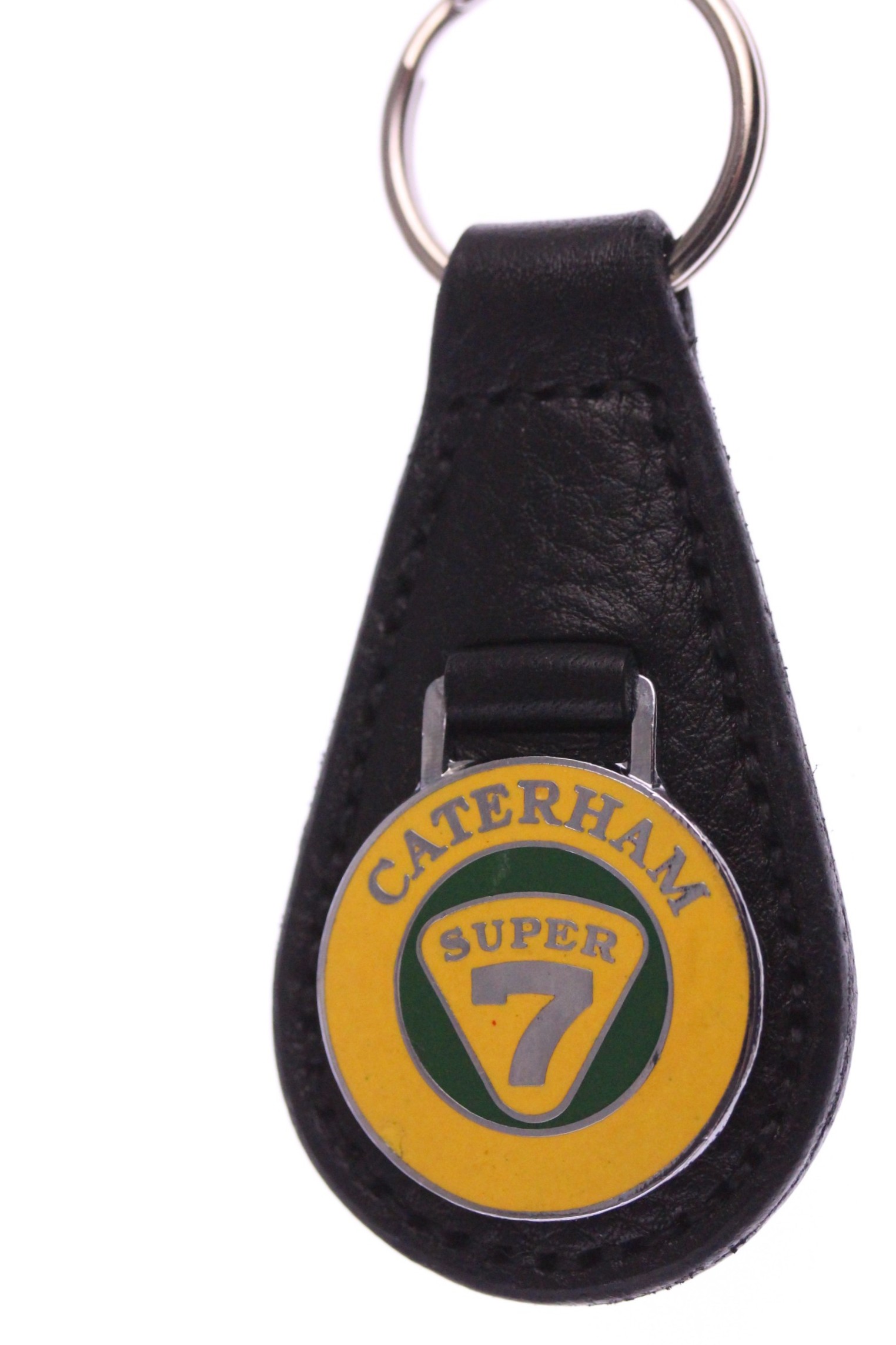 Caterham Super 7 - original old stock chrome enamel badge remounted
