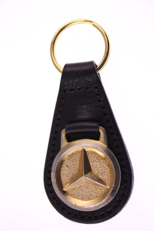 Mercedes Benz key rings – – Handmade Keyrings – Classic Leather Fobs