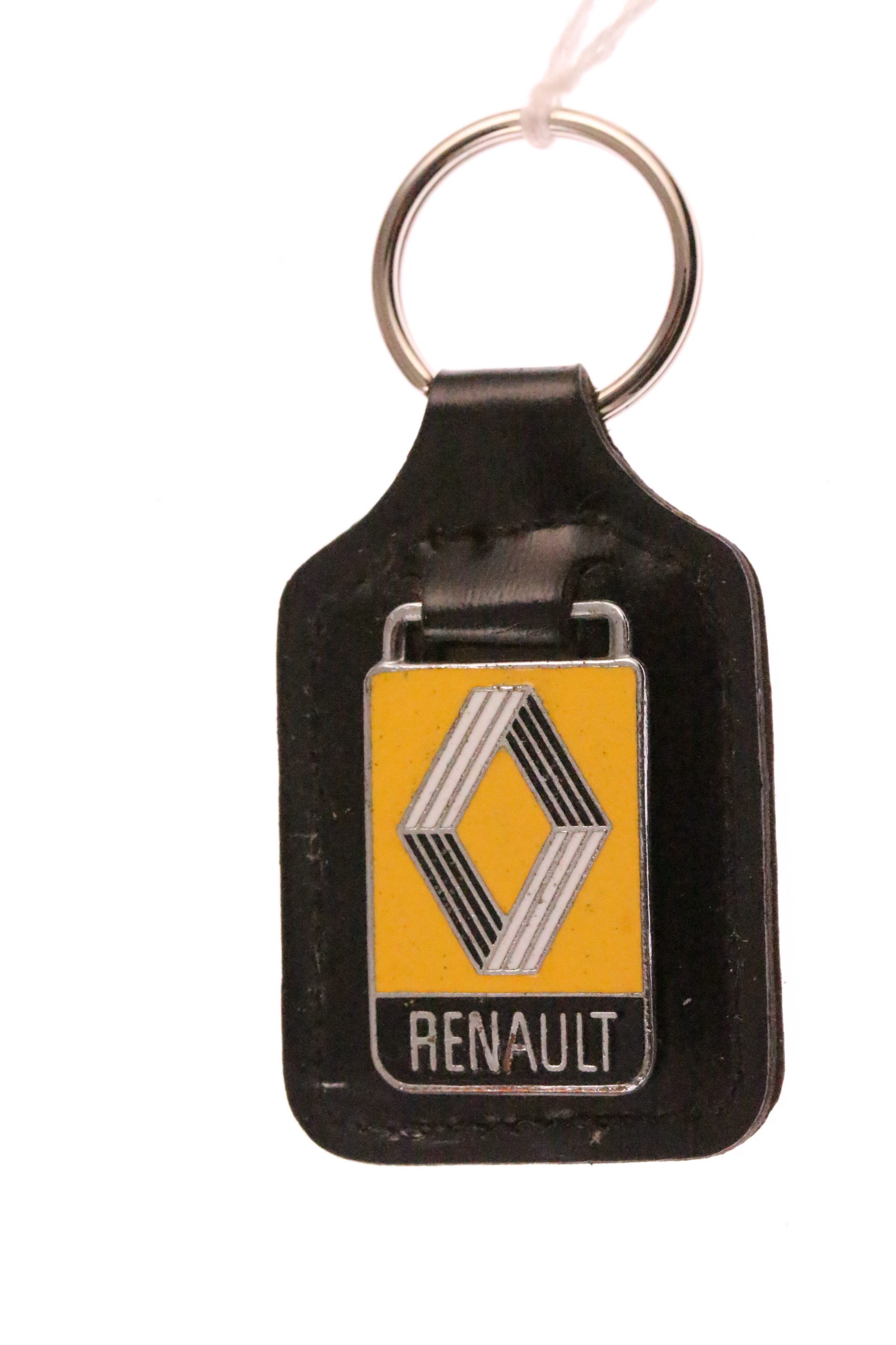 Renault – original vintage 1960s keyring – Classic Leather Fobs