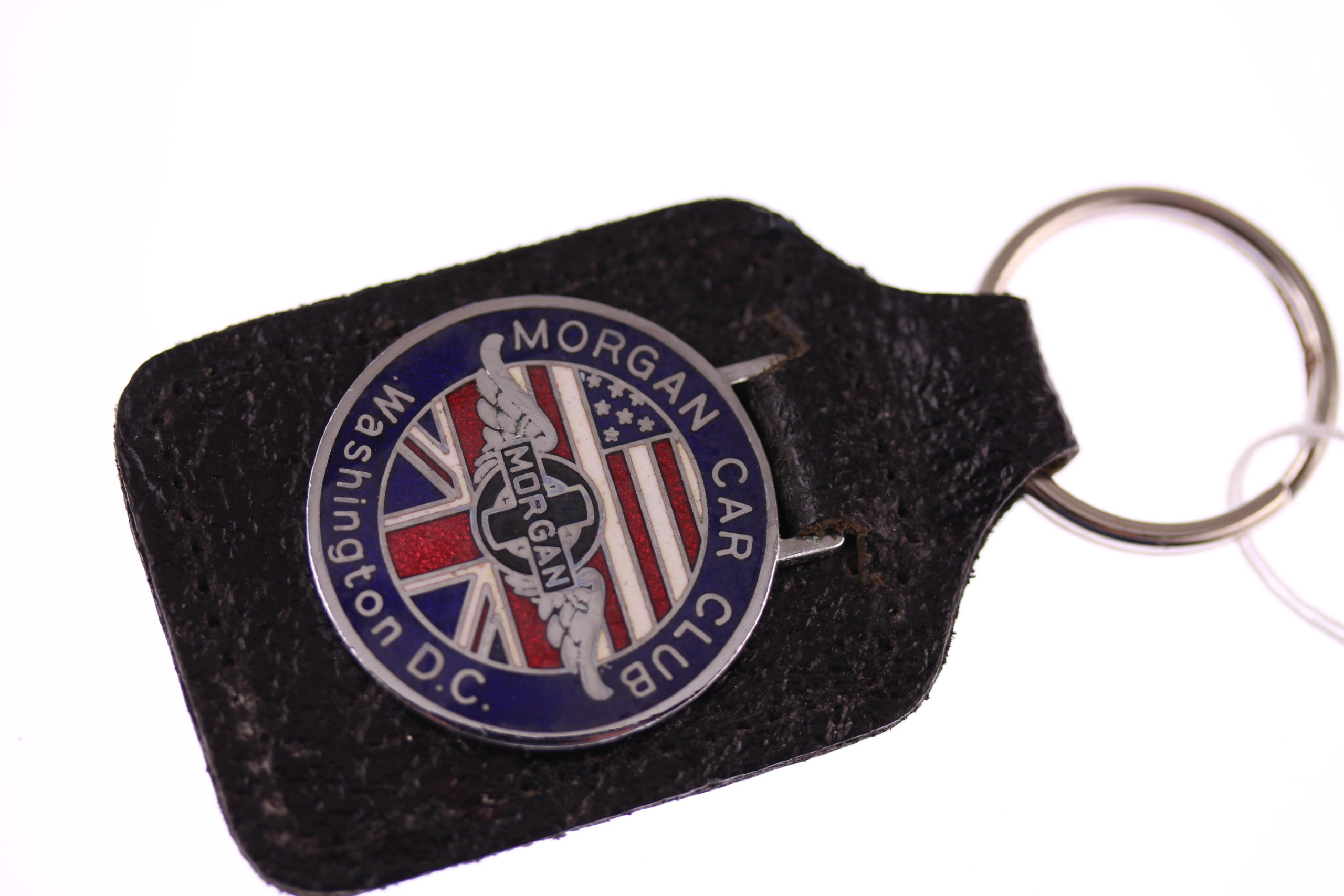 Morgan Car Club Washington D.C. - original keyring + lapel badge ...