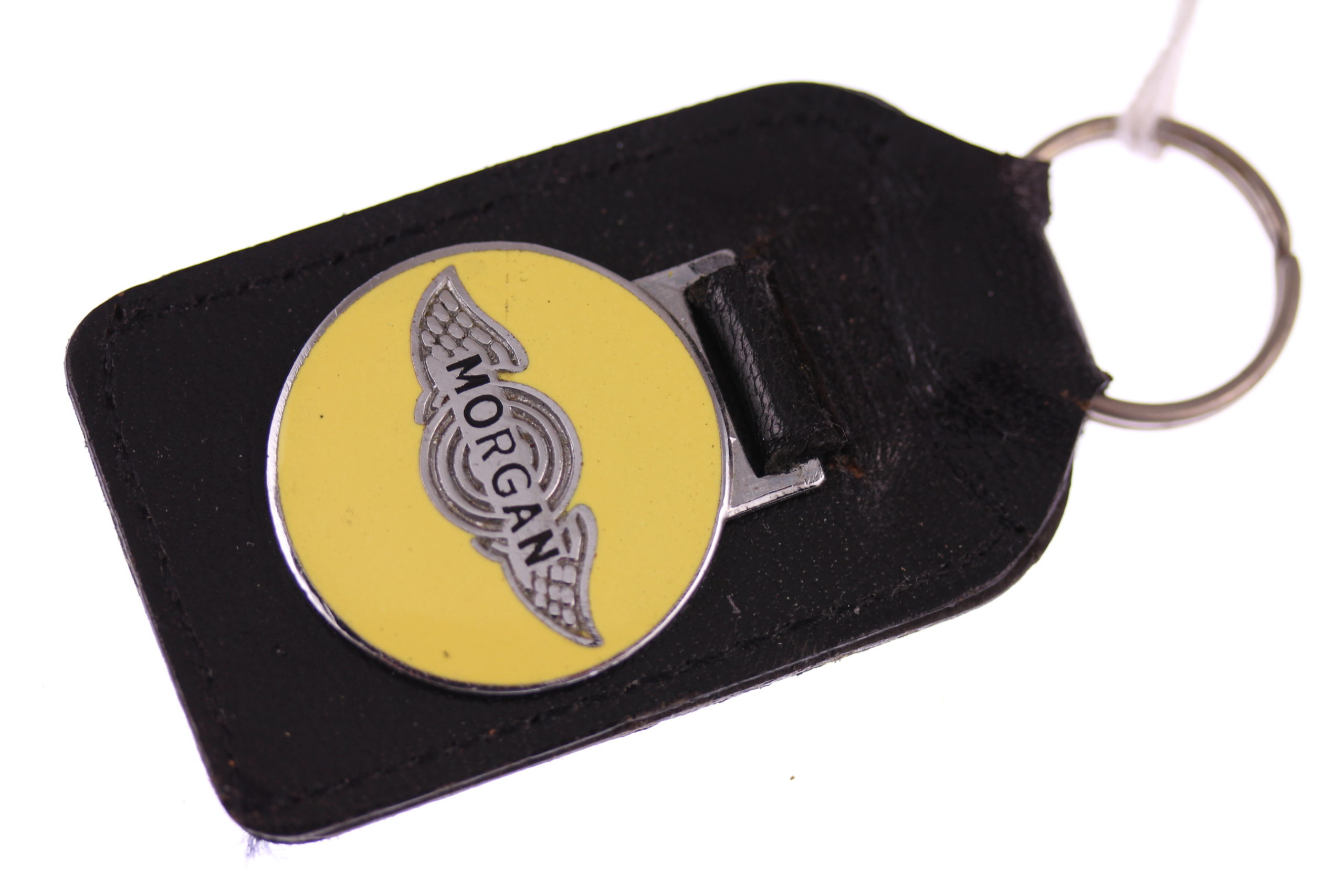 Morgan – original vintage 1960s ‘Trend’ keyring – damaged leather ...