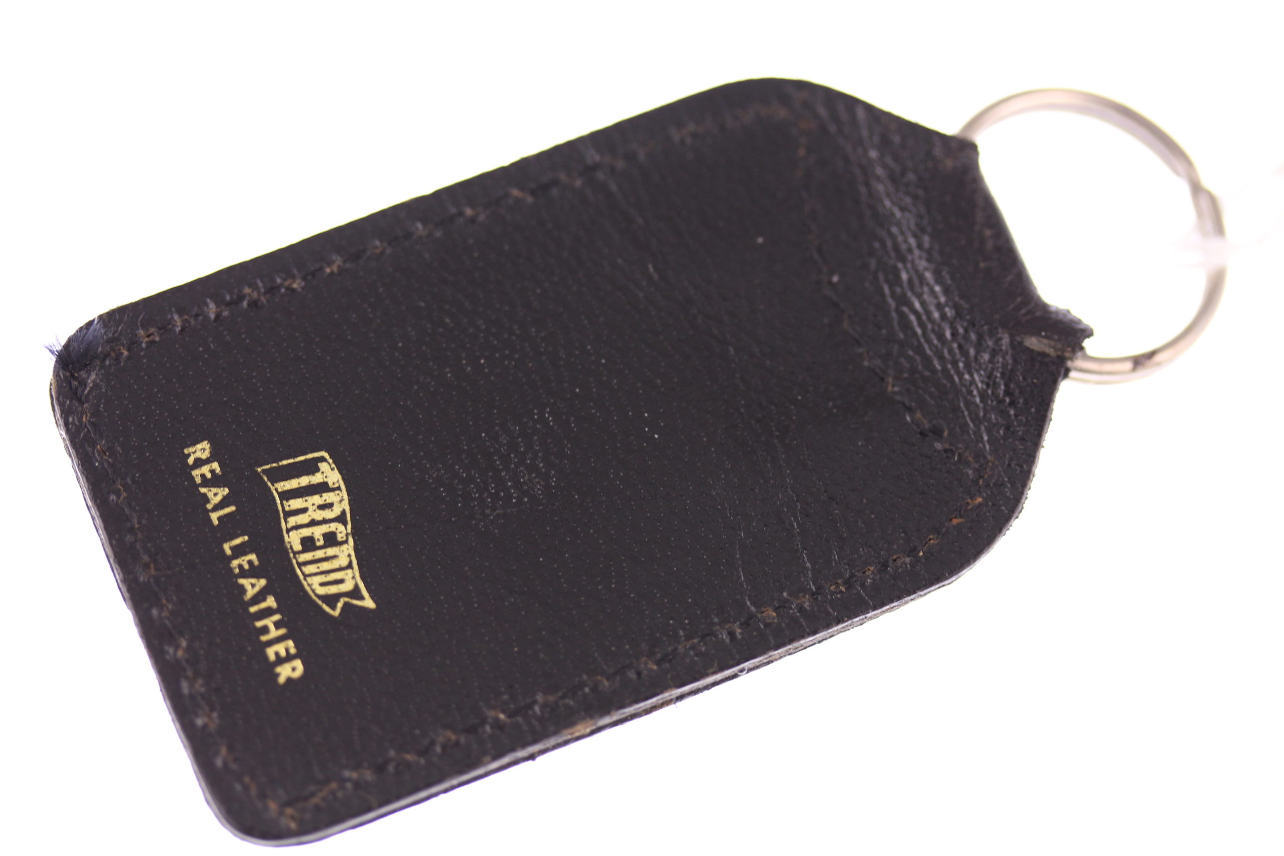 Morgan – original vintage 1960s ‘Trend’ keyring – damaged leather ...