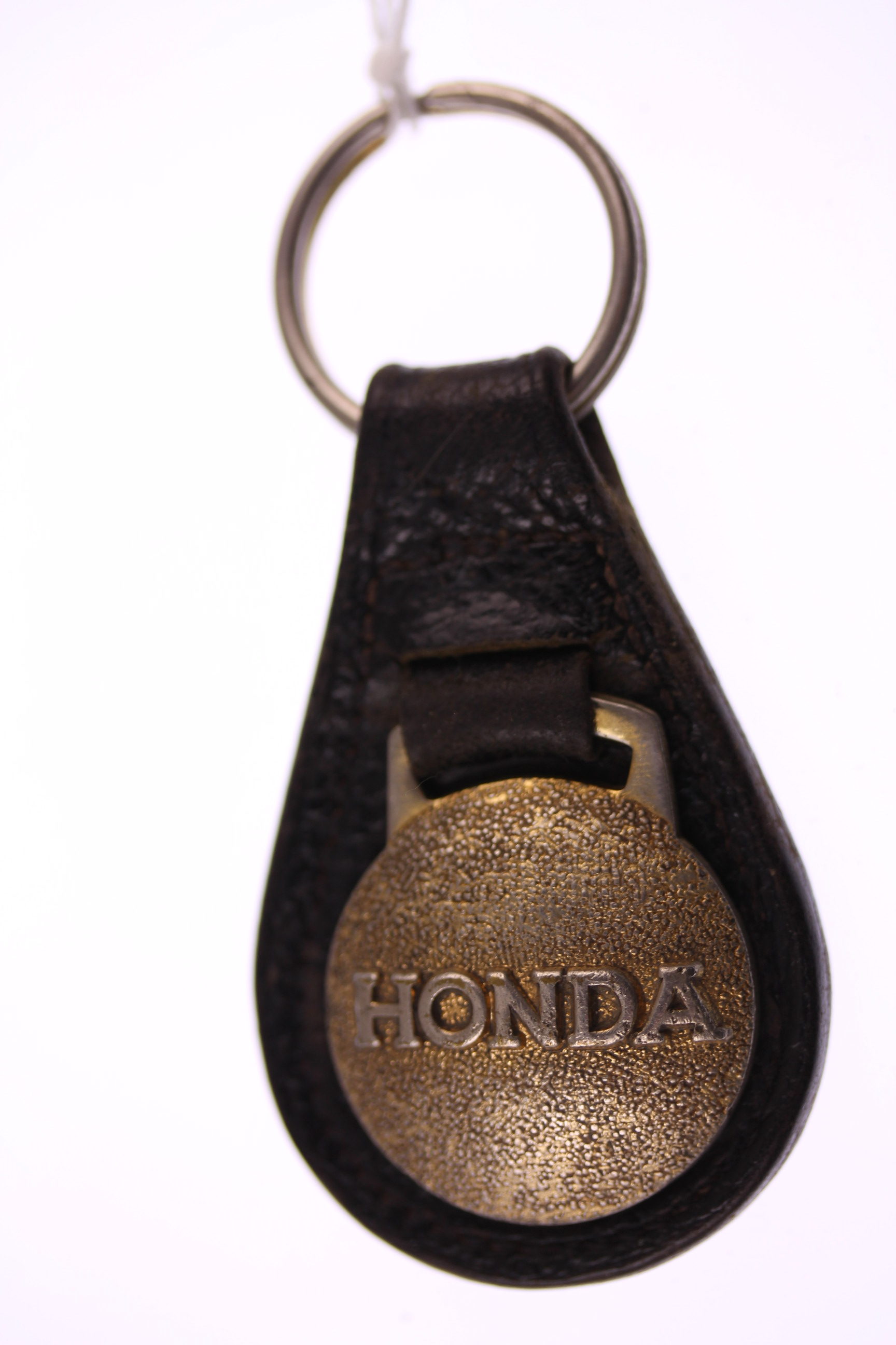 Honda car – original vintage 1970s Unipart keyring – Classic Leather Fobs
