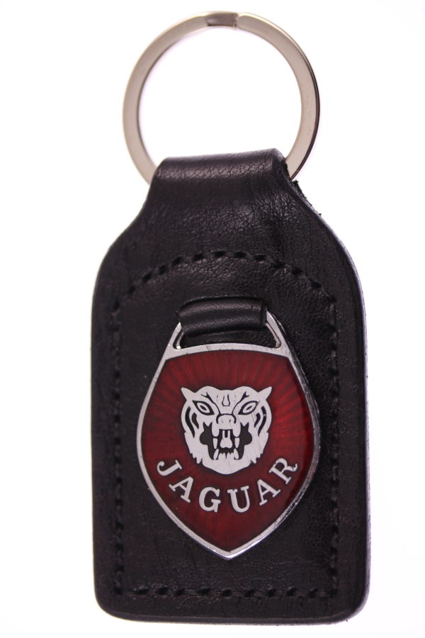 Jaguar key rings – – Handmade Keyrings – Classic Leather Fobs