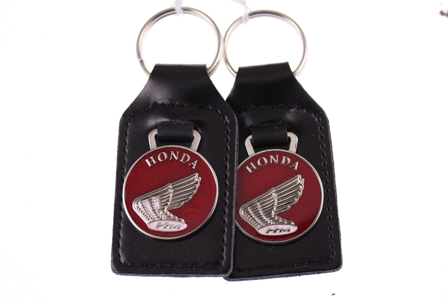 Honda motorcycle – brand new red enamel badge keyring – Classic Leather ...