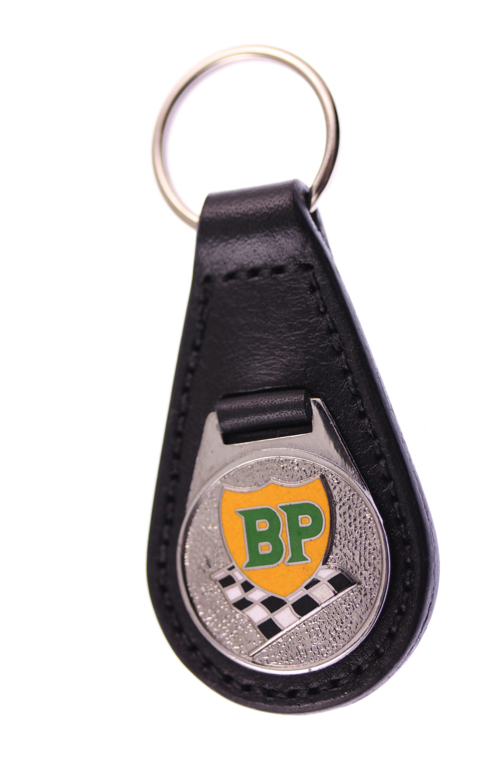 BP - original 1970s new old stock promotional keyfob badge remounted ...