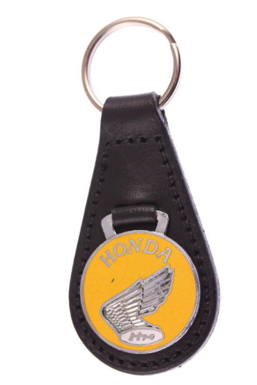 Honda motorcycle key rings – Classic Leather Fobs