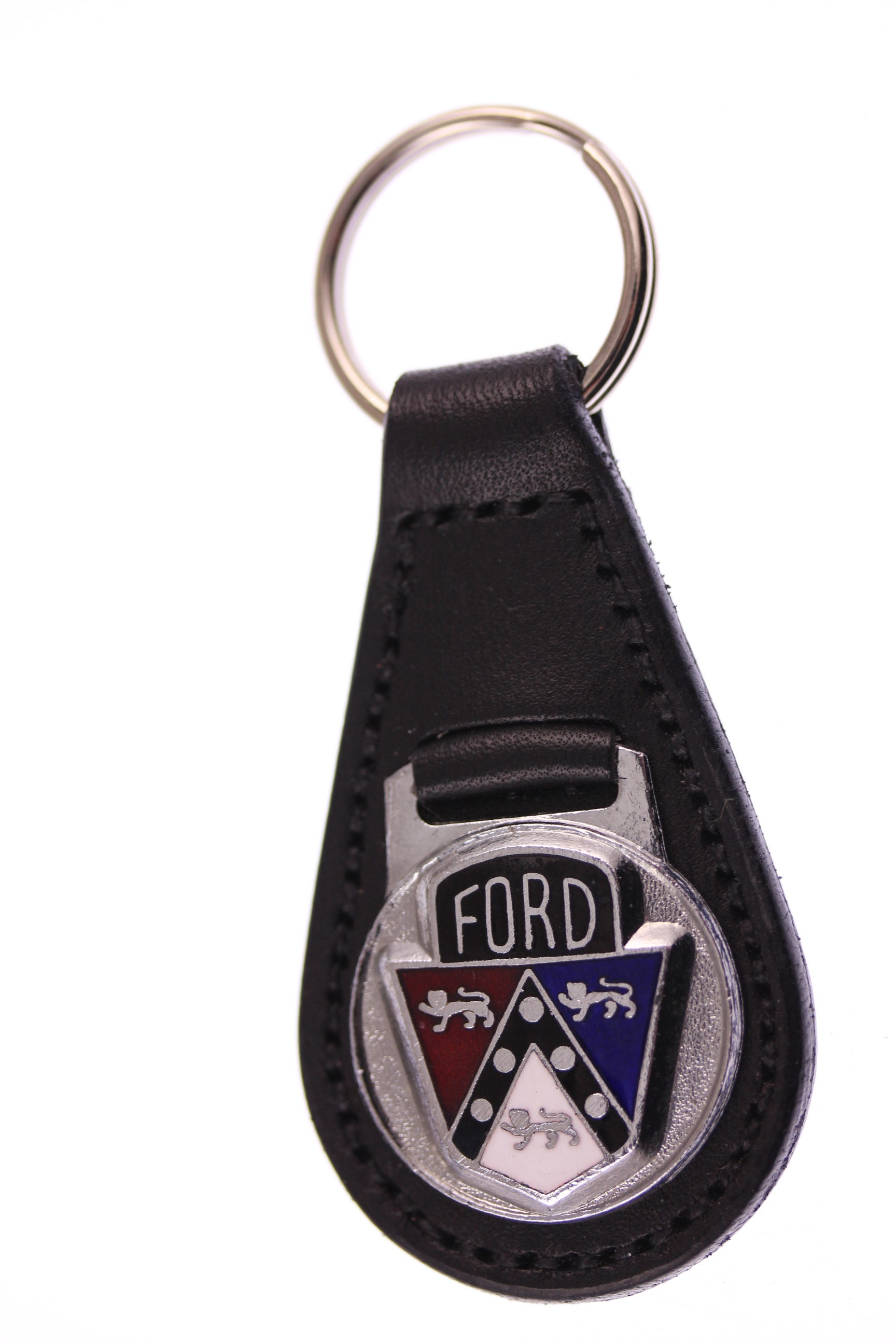 Ford - original 1960s vitreous enamel shield badge remounted onto a new ...