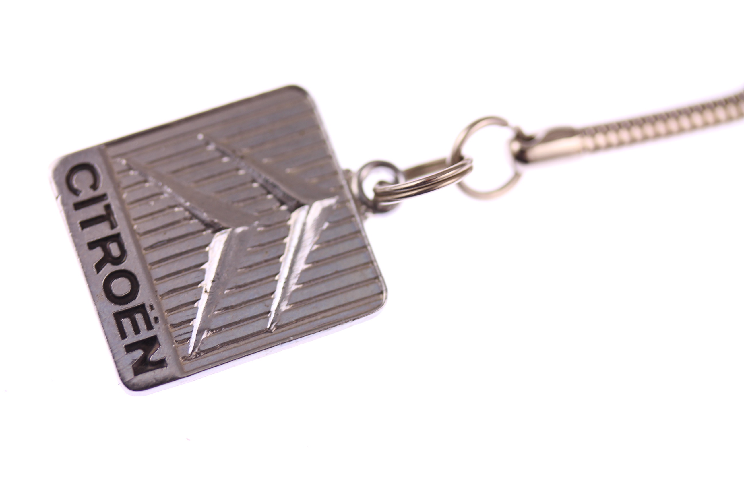 Citroen – original vintage early 1960s keychain badge with new keychain ...