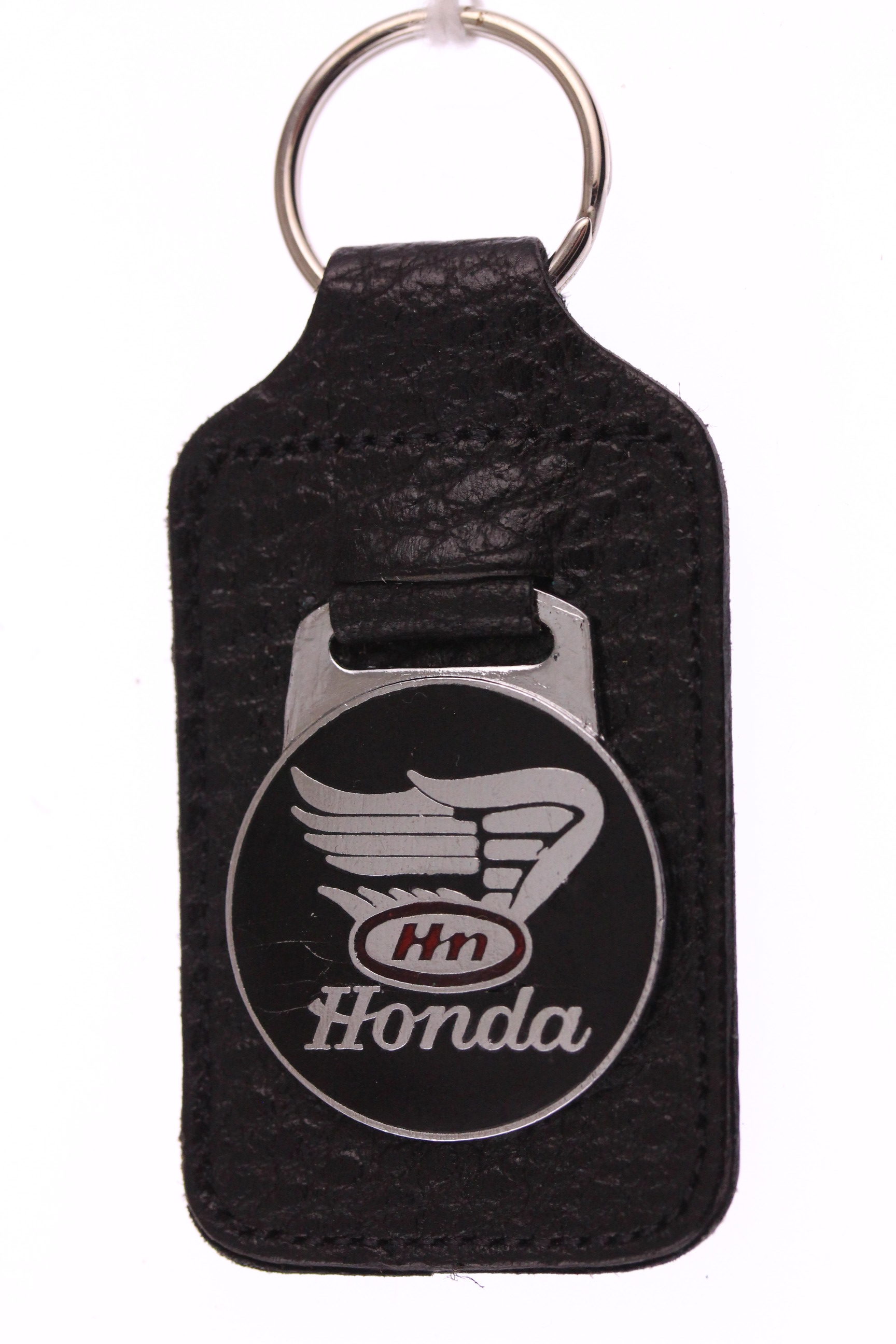 Honda motorcycle - original vintage late 1960s keyring with damaged ...