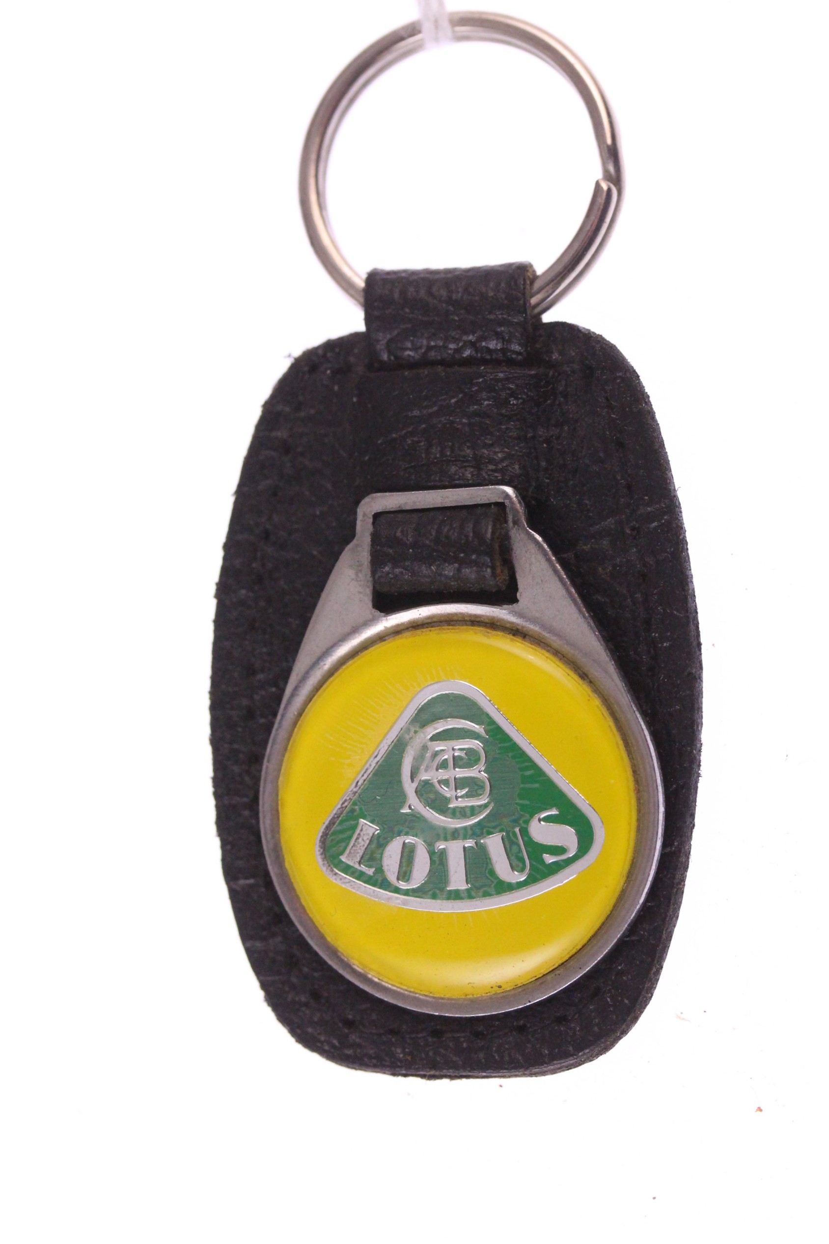 Lotus - original vintage 1970s Renamel keyring - Classic Leather Fobs