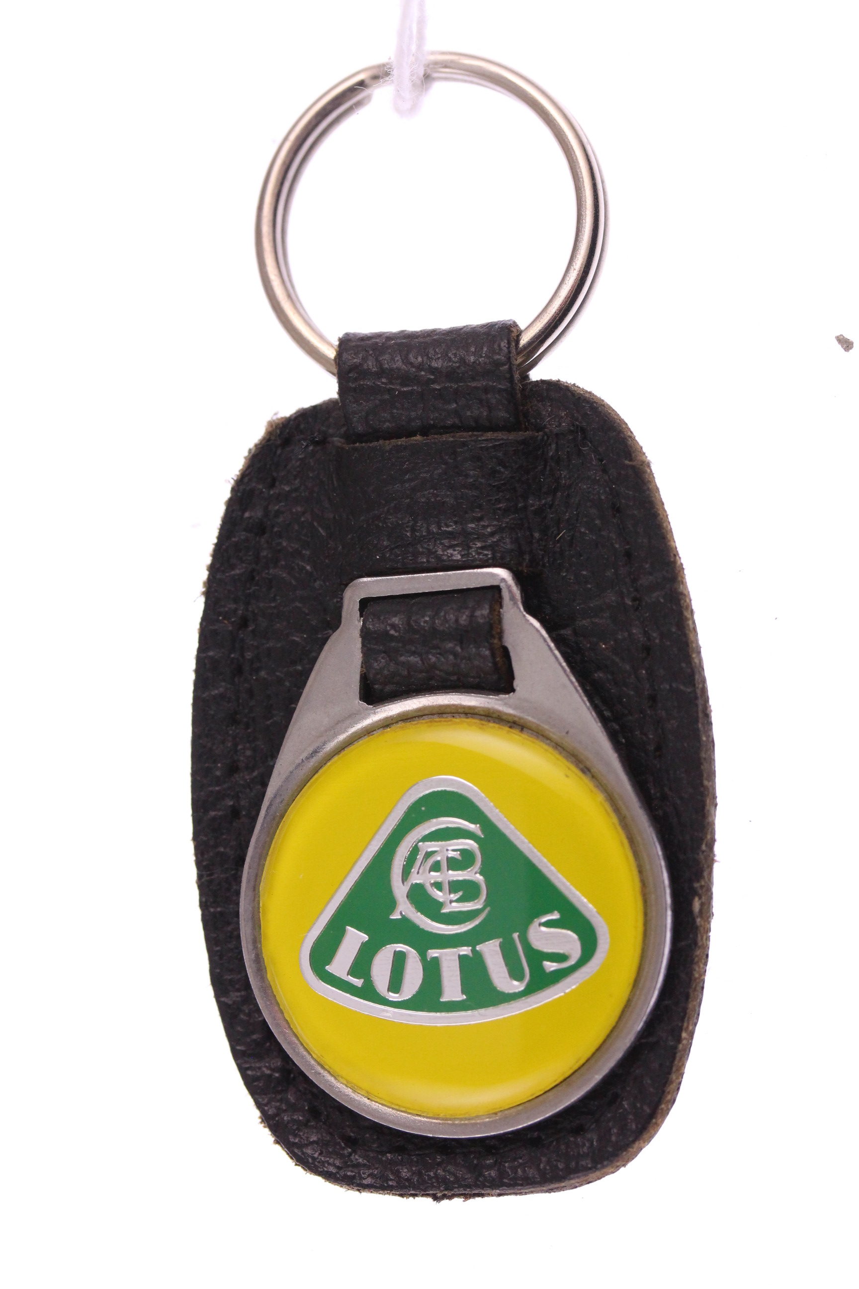 Lotus - original vintage 1970s Renamel keyring - Classic Leather Fobs