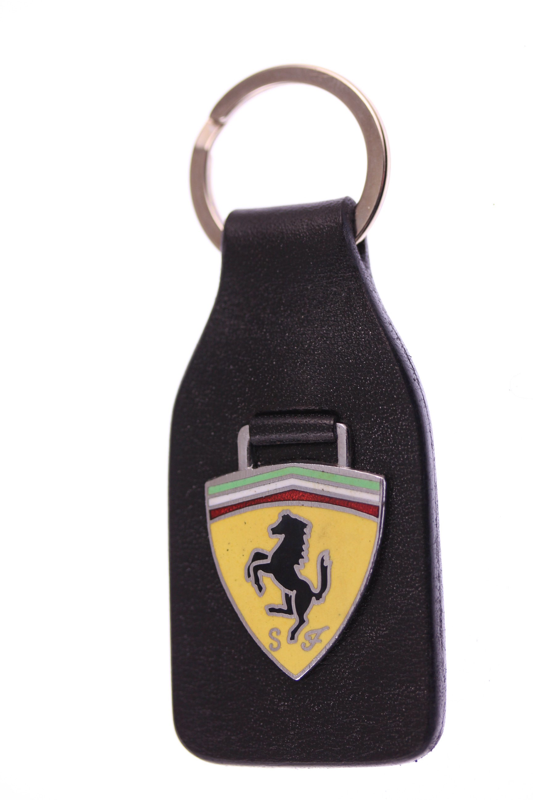 Ferrari – original 1970s vitreous enamel shield badge remounted onto a ...