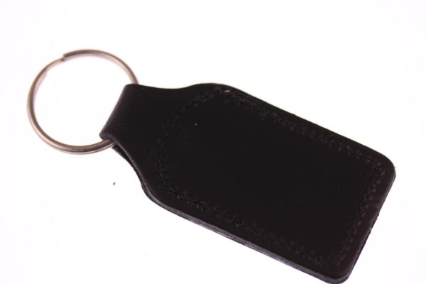 Land Rover – original new old stock 1990s keyring with genuine leather ...