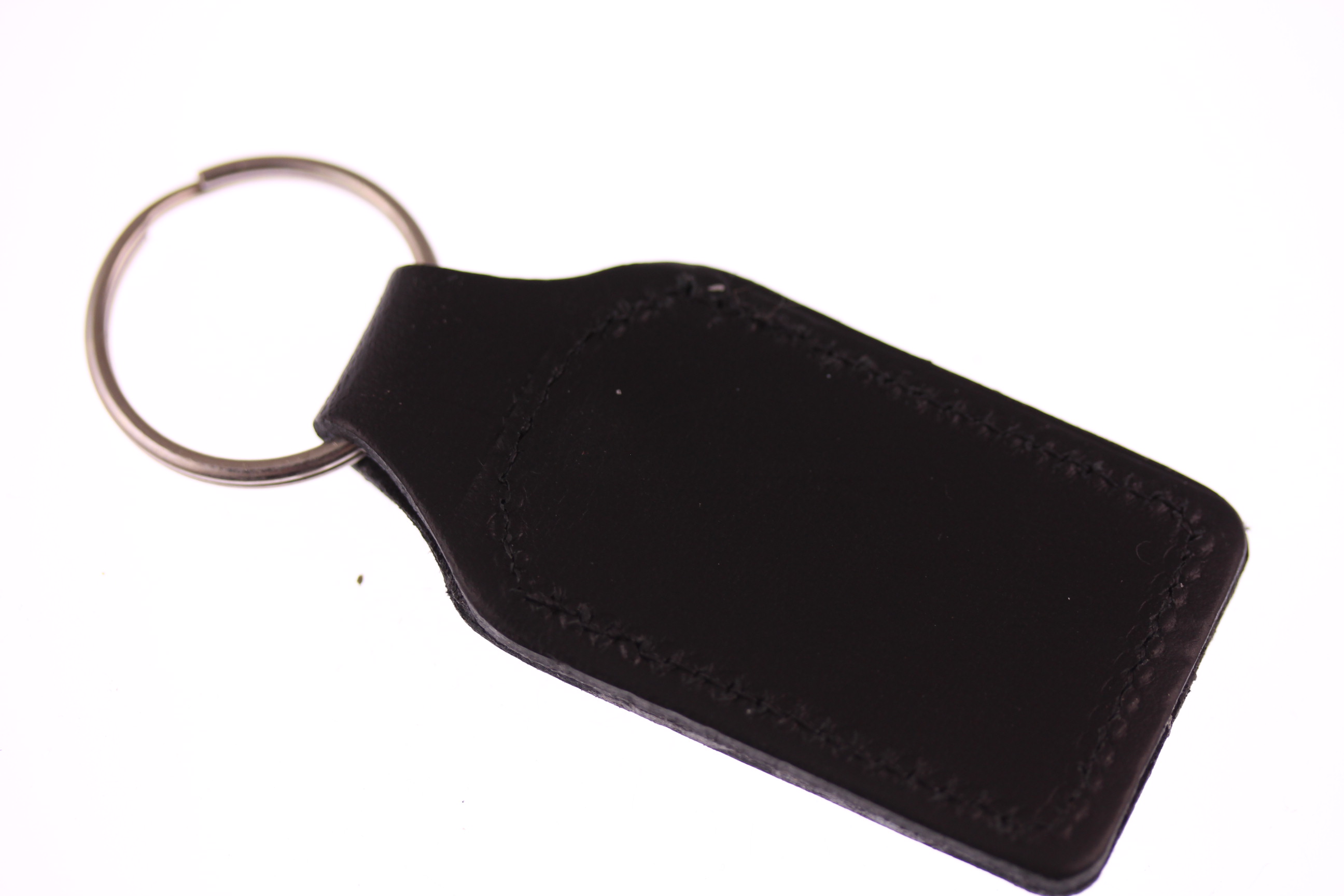 Land Rover – original new old stock 1990s keyring with genuine leather ...