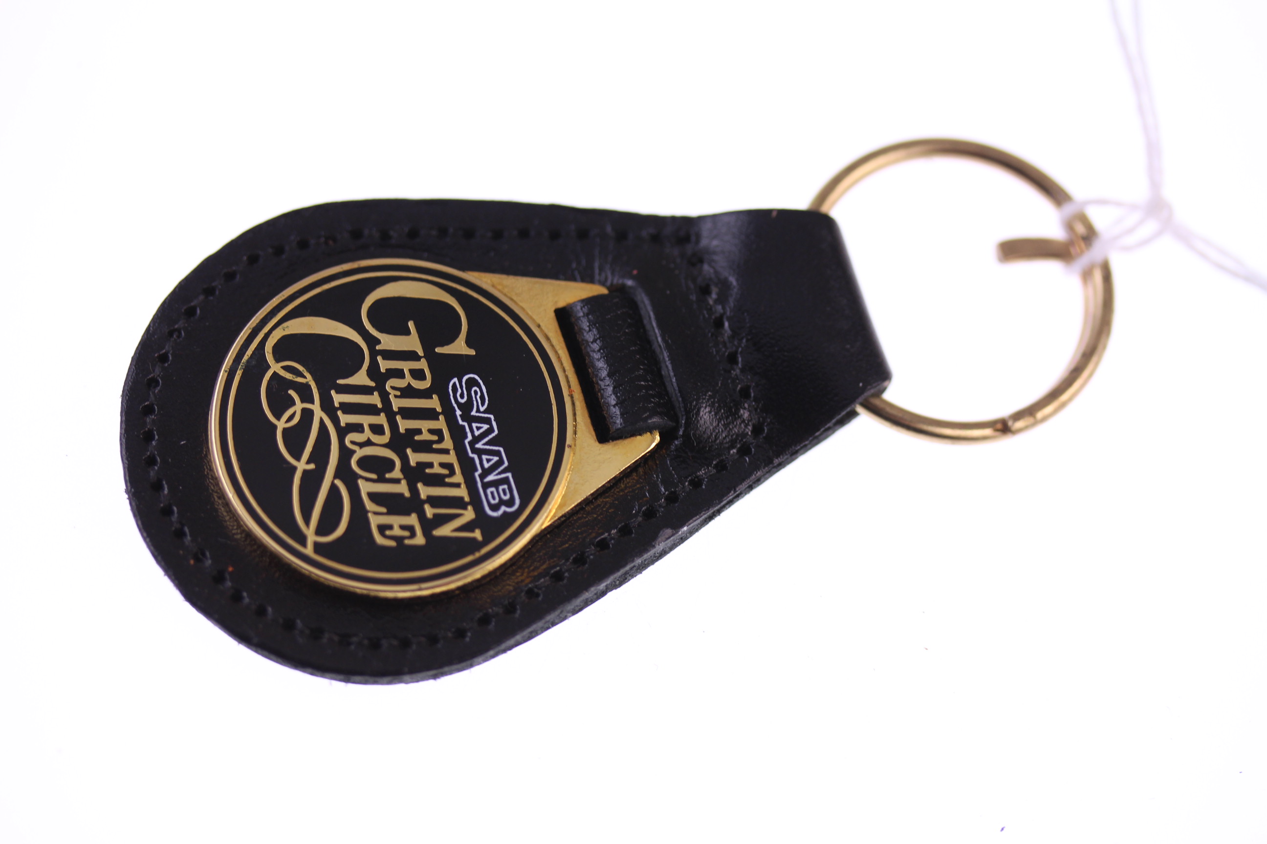 Saab - original 1990s new old stock Saab Griffin Circle keyring ...