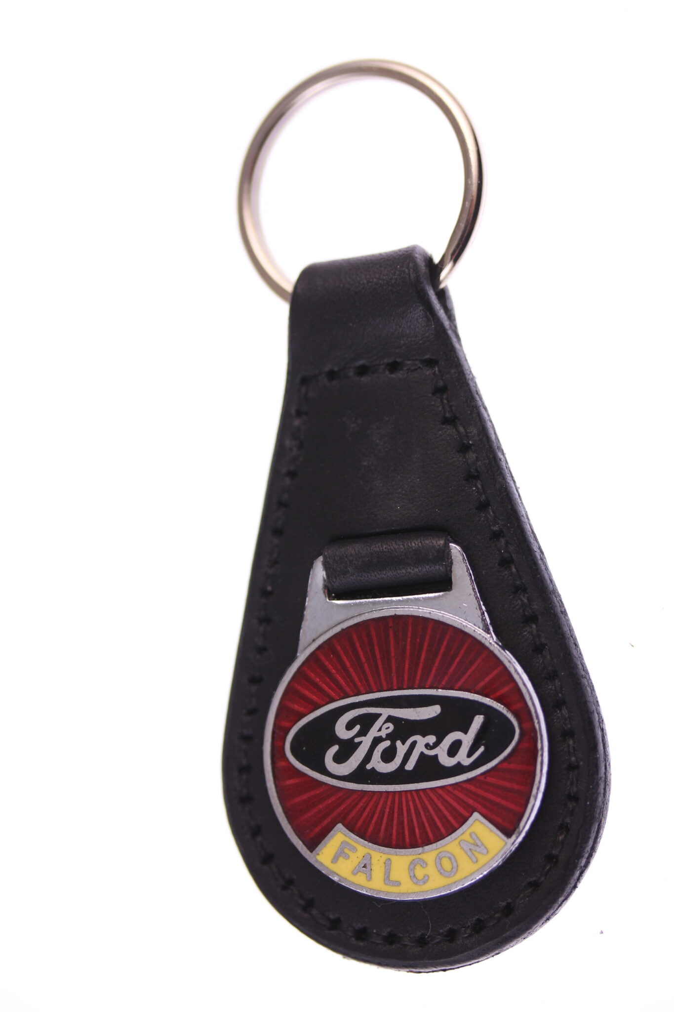 Ford Falcon - original late 1960s vitreous enamel badge remounted onto ...