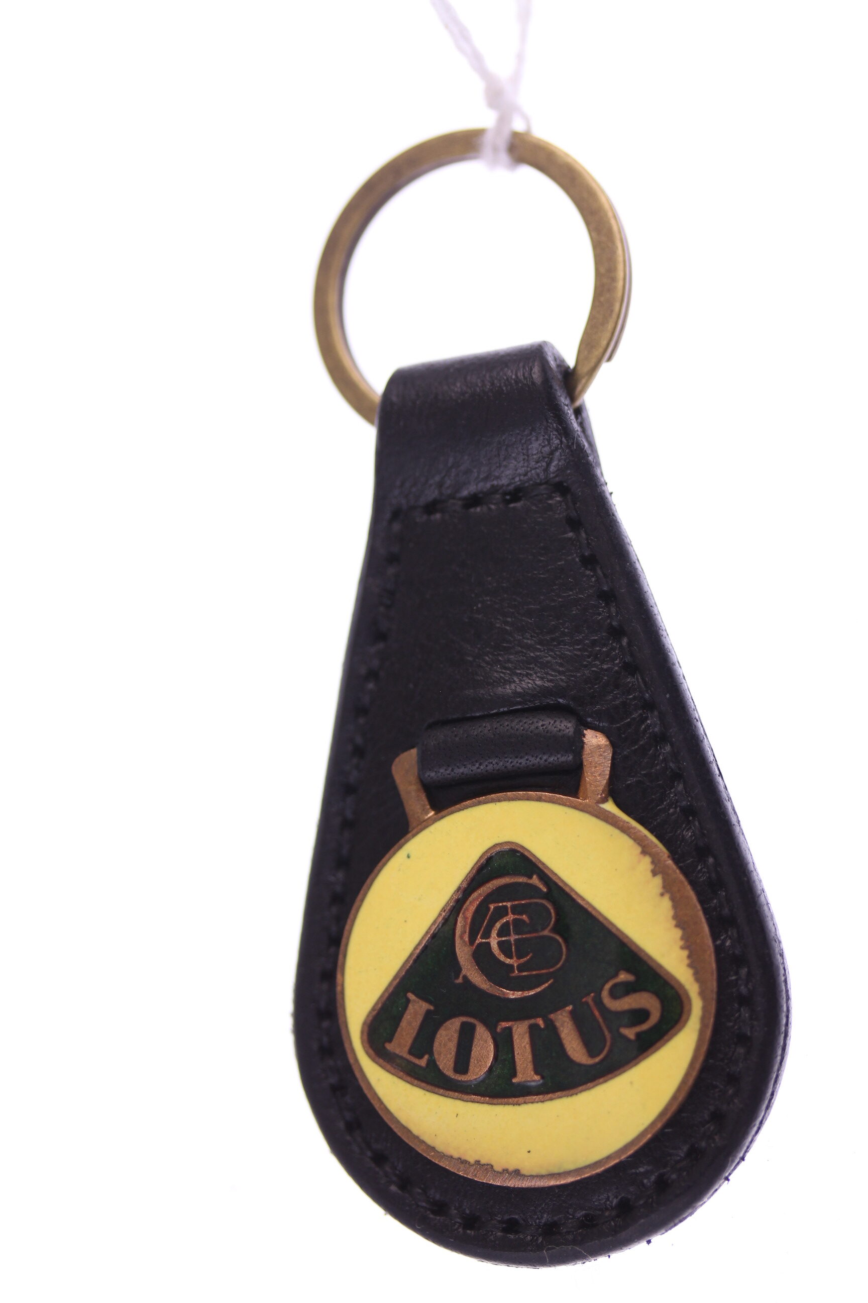 Lotus -original 1960s vitreous enamel on gilt badge in worn condition ...