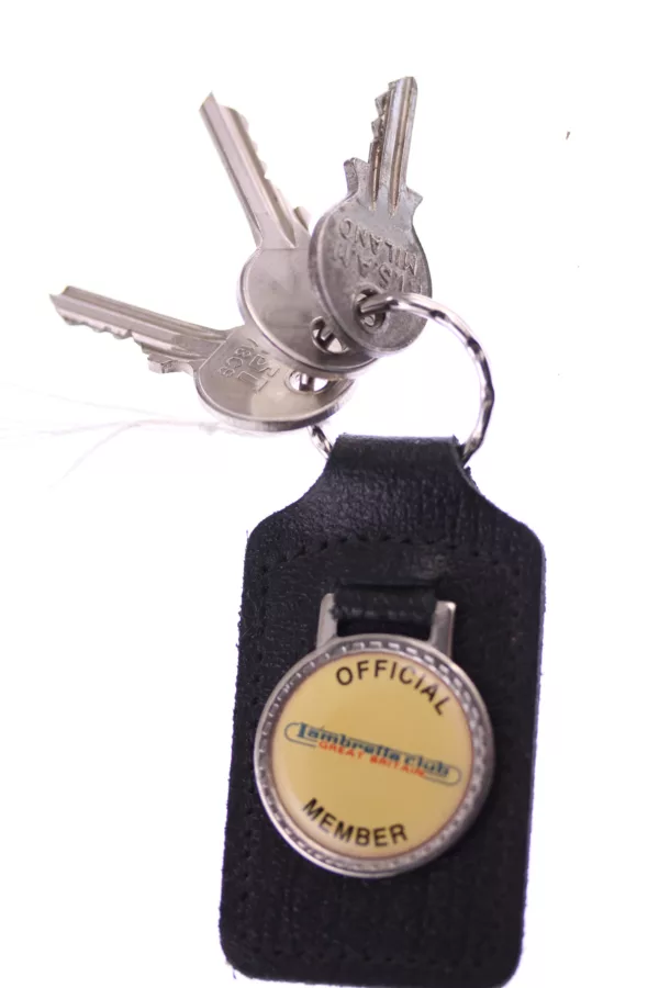 Lambretta club – original late 1970s/ 1980s? keyring complete with keys ...