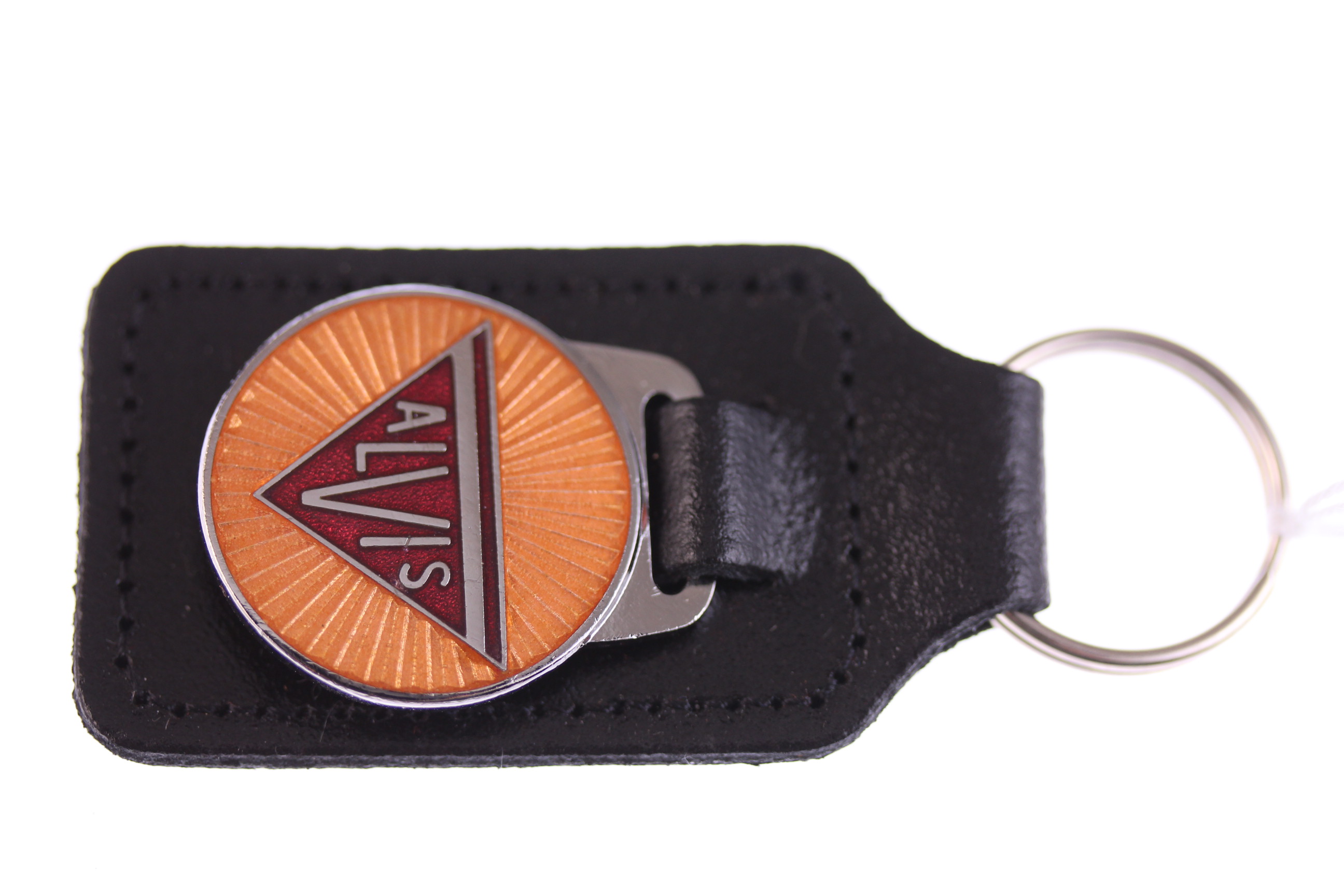 Alvis - original 1990s/ early 2000s keyring with vitreous enamel badge ...