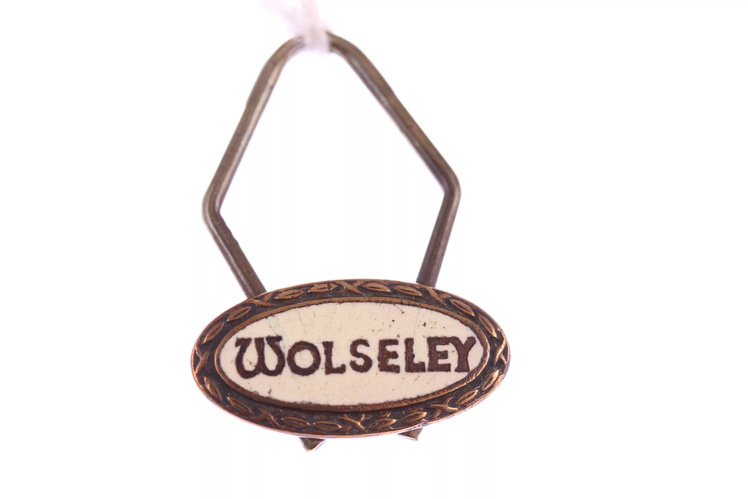 Wolseley - original vintage 1950s key clasp - Classic Leather Fobs