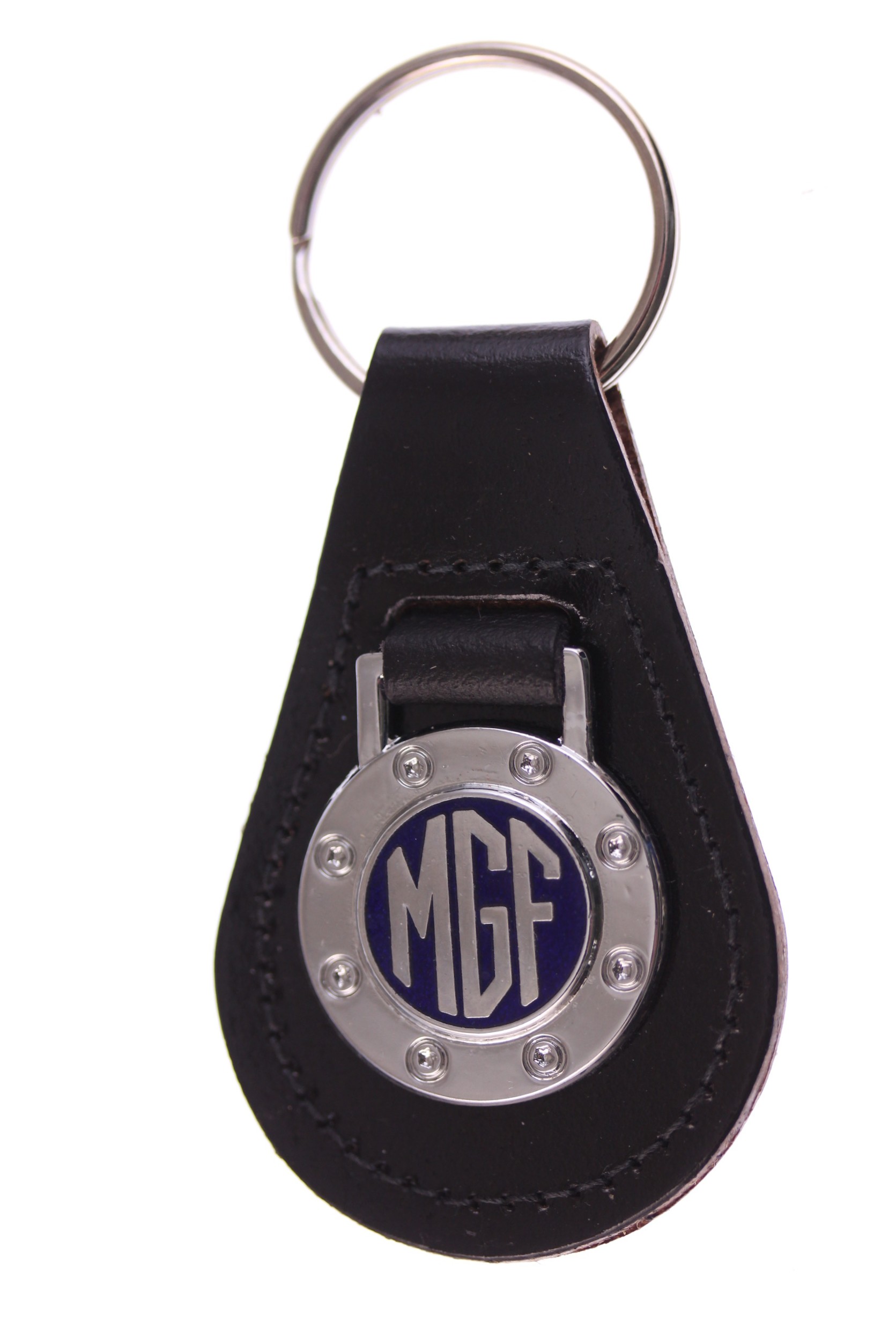 MGF - original new old stock 1990s keyring with vitreous enamel badge ...