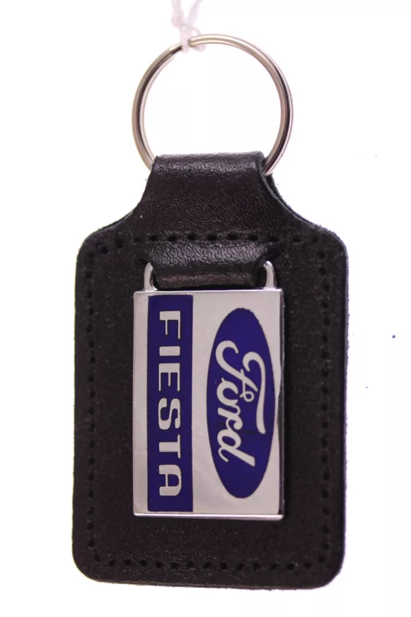 Ford Fiesta – original 1990s? keyring – Classic Leather Fobs