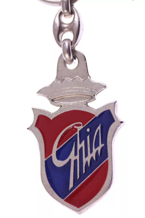 Ford Ghia - original early 2000s? keychain - Classic Leather Fobs