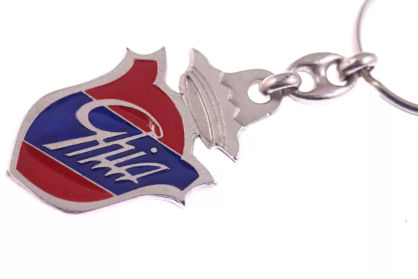 Ford Ghia - original early 2000s? keychain - Classic Leather Fobs