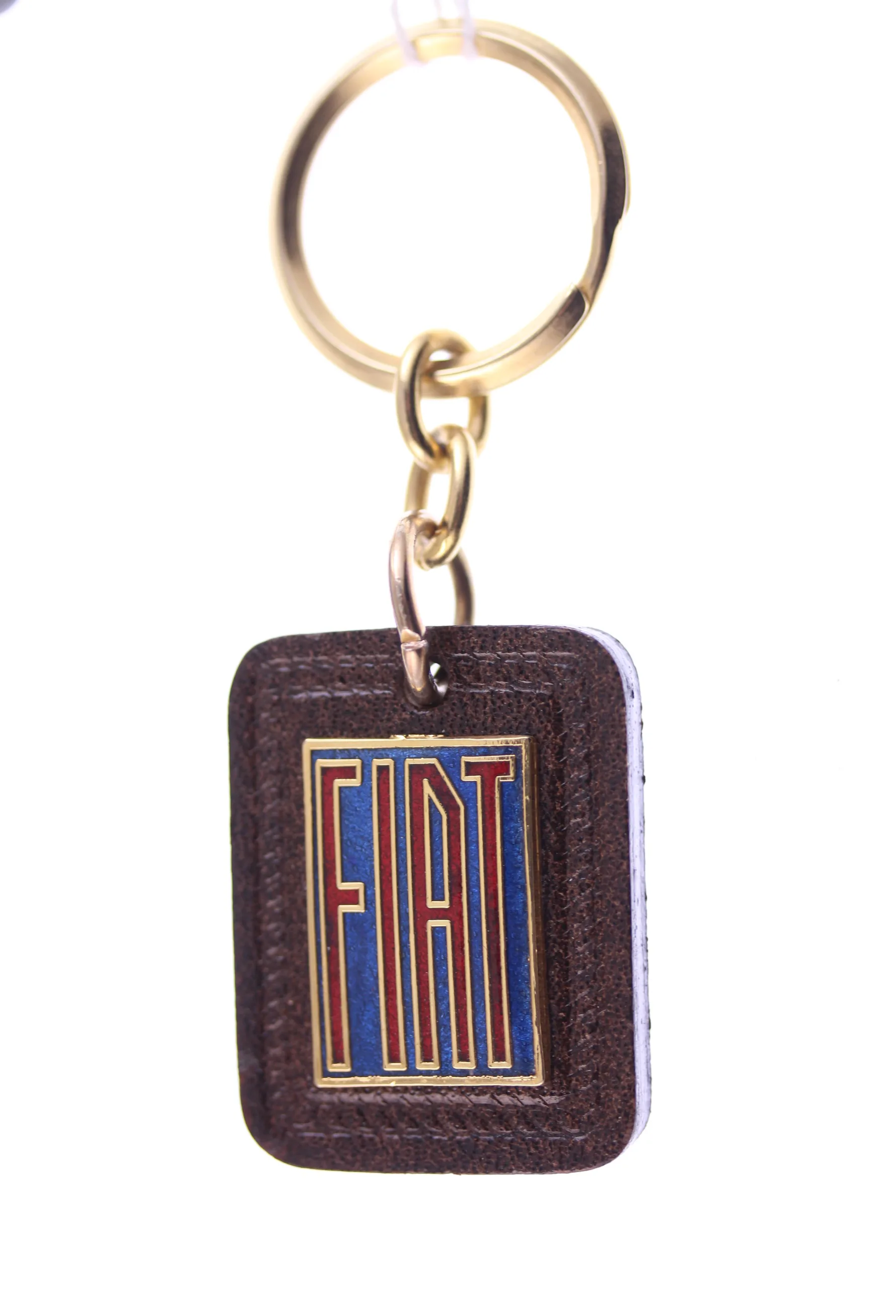 Fiat – original vintage new old stock late 1950s leather keychain ...