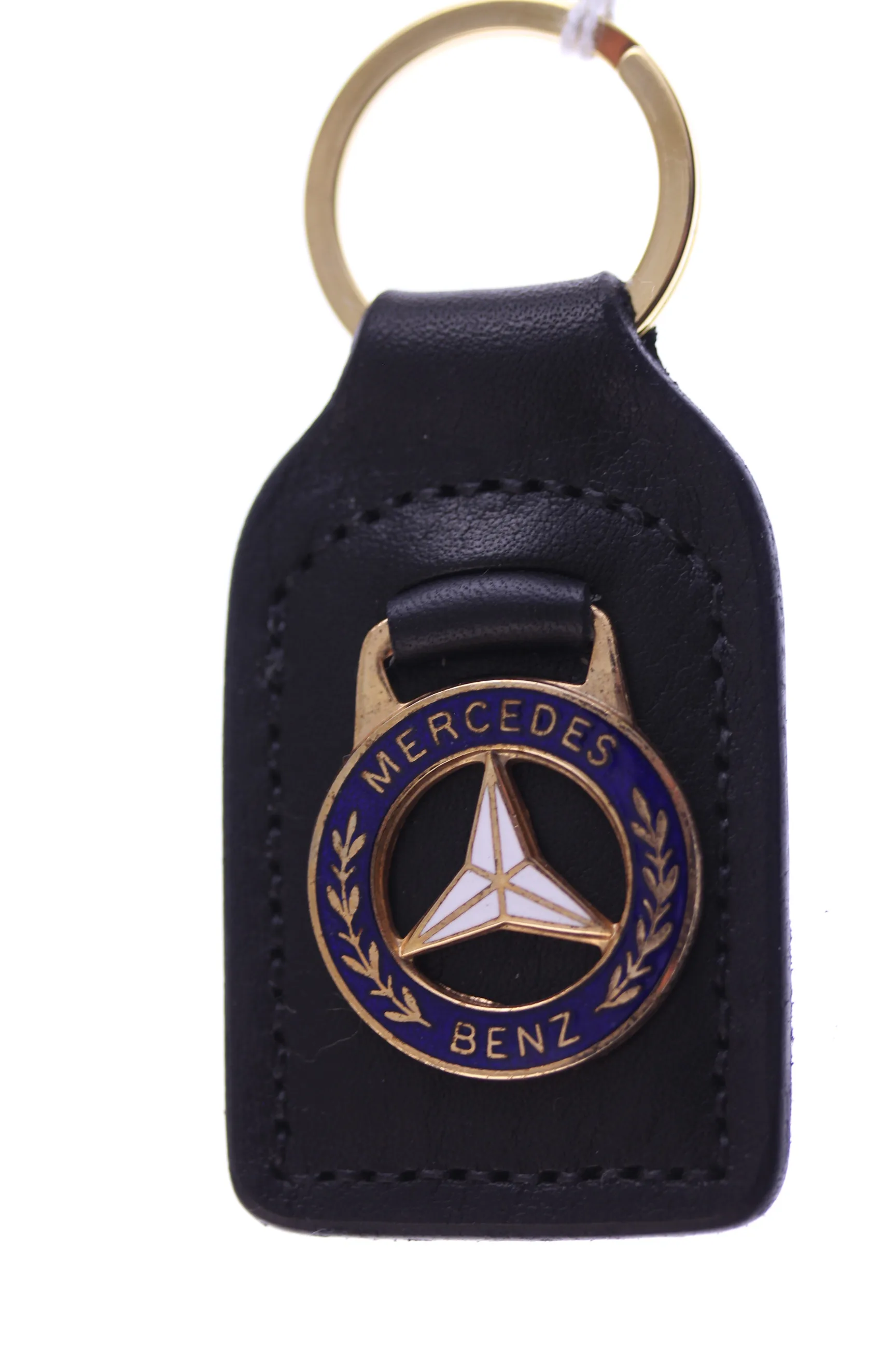 Mercedes Benz - original late 1980s/ 1990s cobalt blue gold plated ...