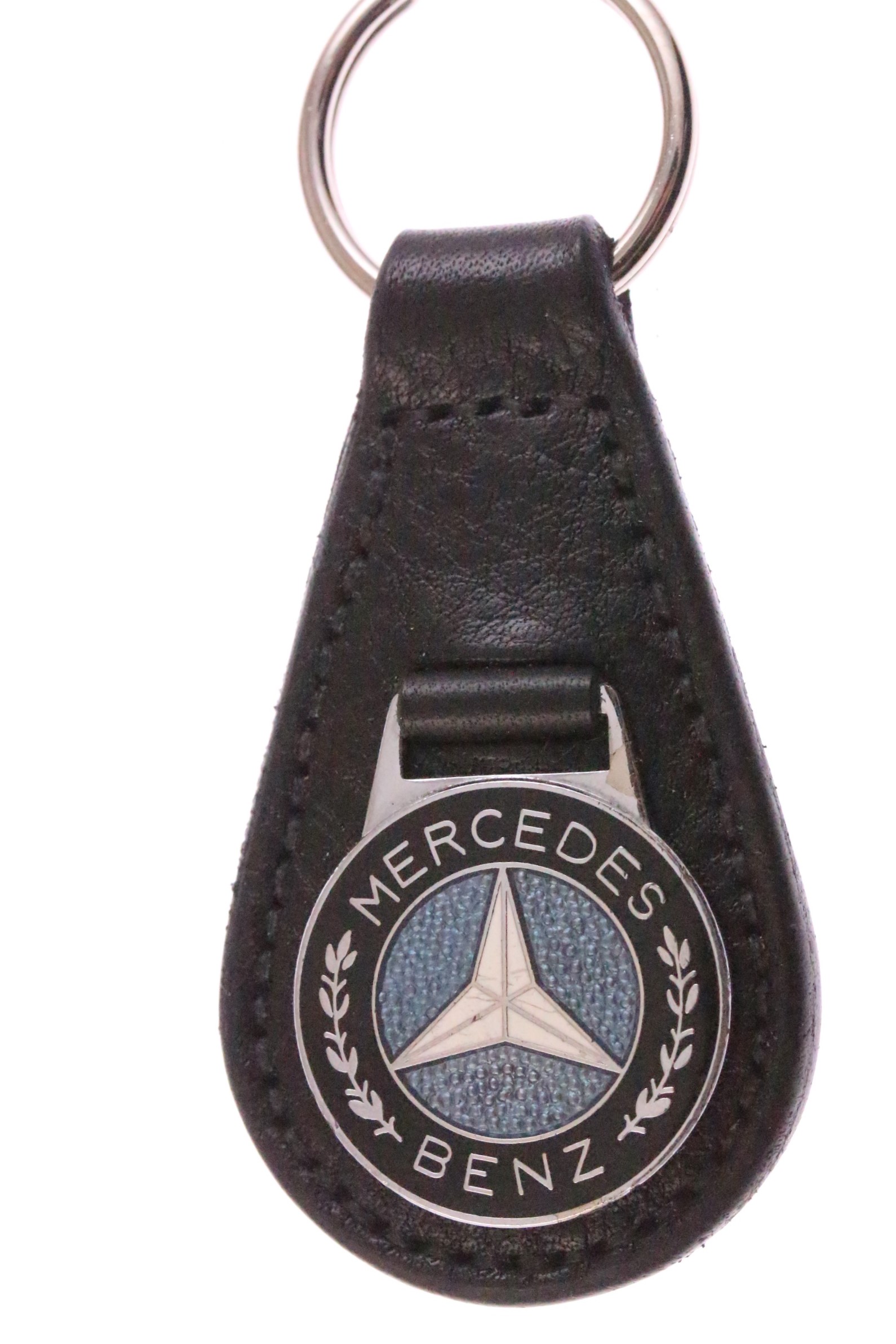 Mercedes Benz - original late 1980s/ 1990s keyfob badge remounted onto ...