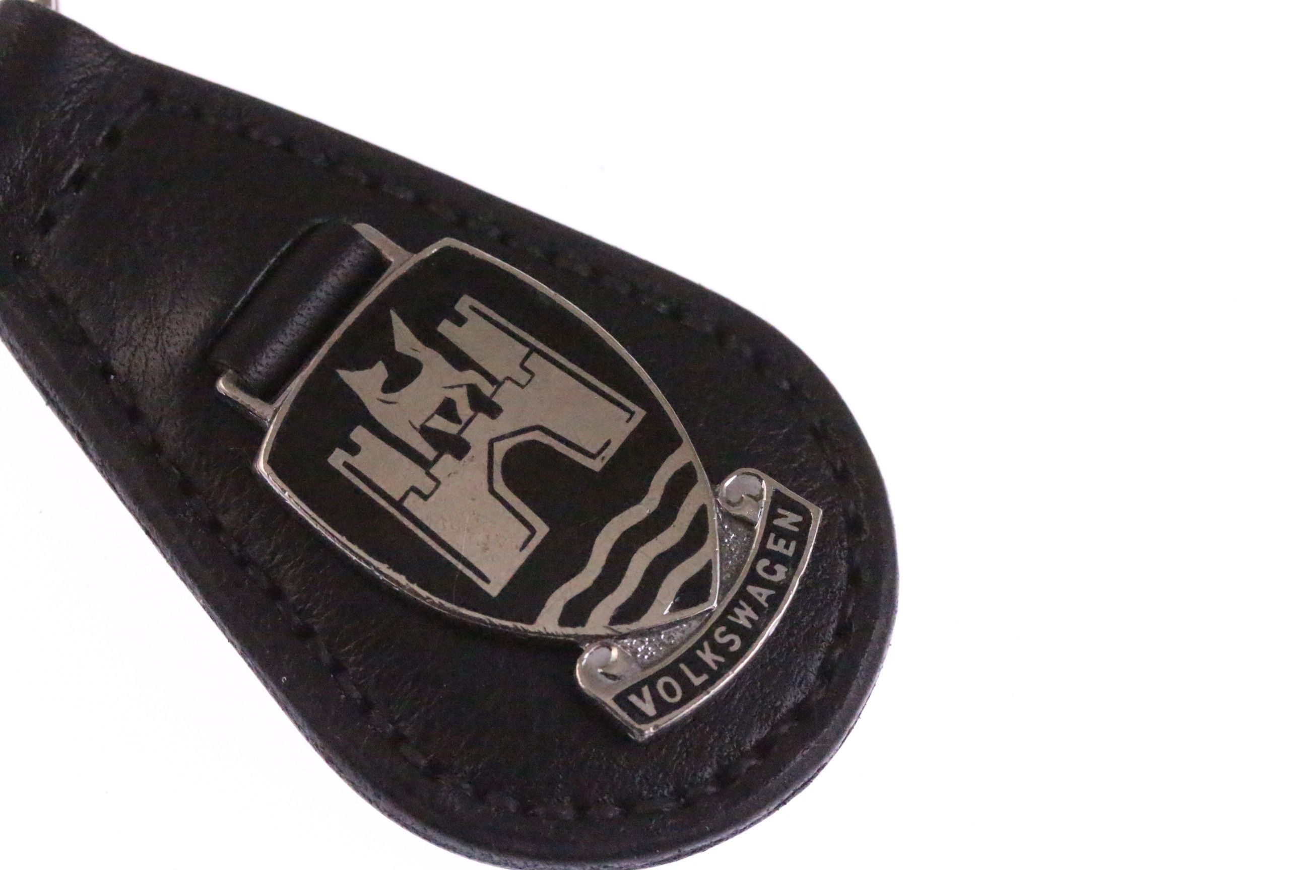 Volkswagen - original 1960s black vitreous enamel Wolfsburg crest CUD ...